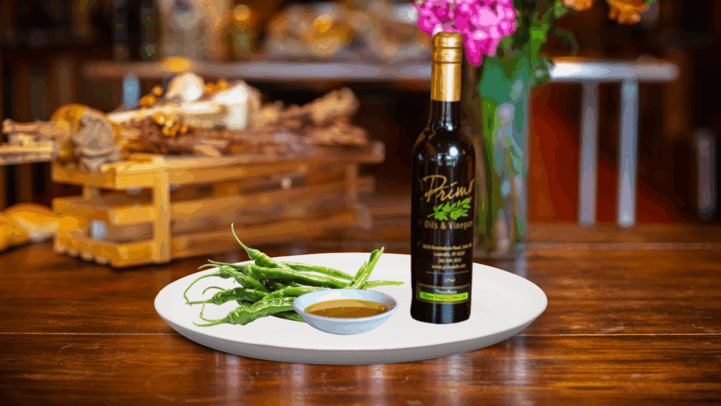 Baklouti Green Chili Oil - Primo Oils and Vinegars